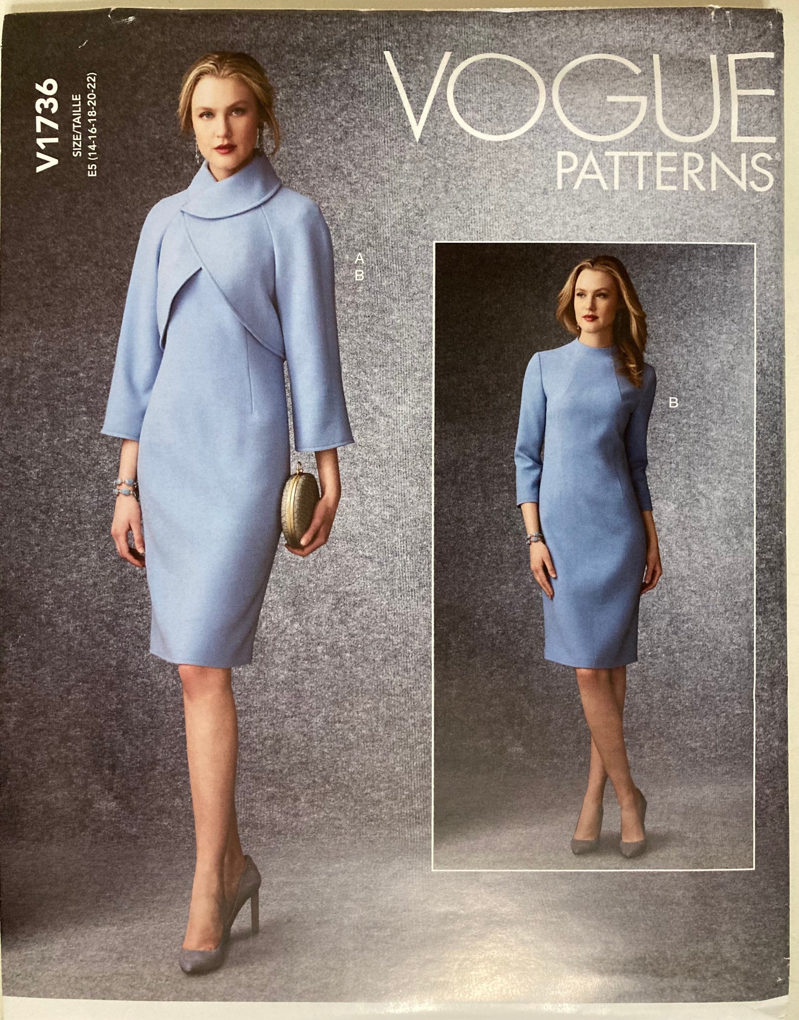 Vogue Sewing Pattern for Dress and Jacket Vogue 1736 | Etsy