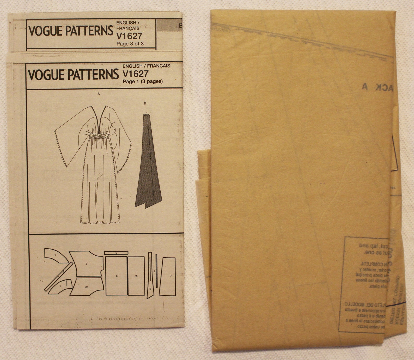 Designer Zandra Rhodes Sewing Pattern for Dress / Caftan / - Etsy