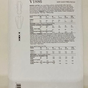 Vogue Caftan Sewing Pattern - 2022 Reprint of Vintage 1970s Design ...