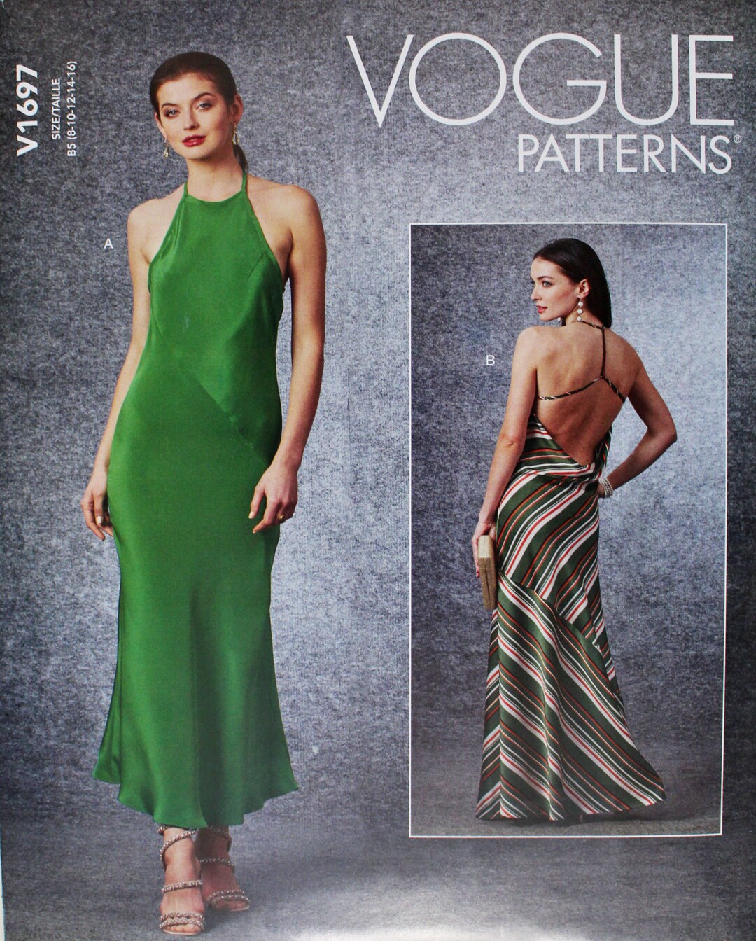 Sewing Pattern for Designer-inspired Gown / Evening Dress - Vogue 1697 ...