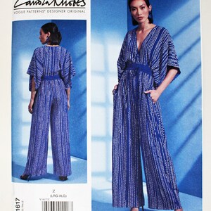 Designer Zandra Rhodes Sewing Pattern for Jumpsuit Vogue | Etsy