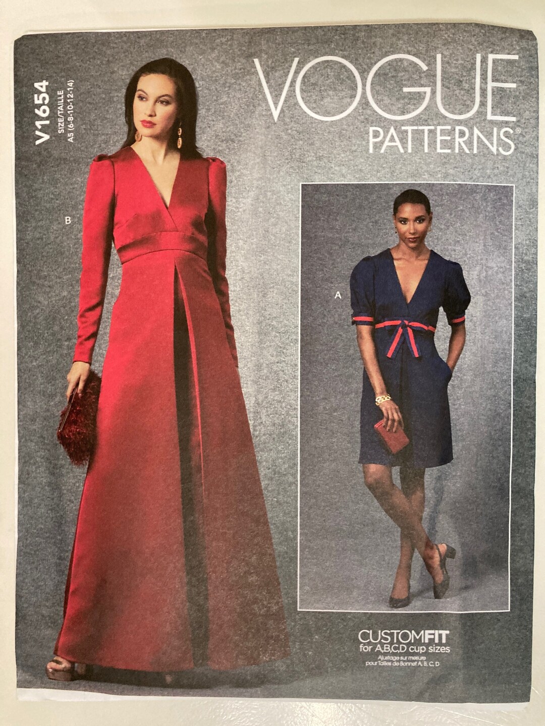 Vogue Sewing Pattern for Designer-inspired Dress - Vogue 1654 Rated ...