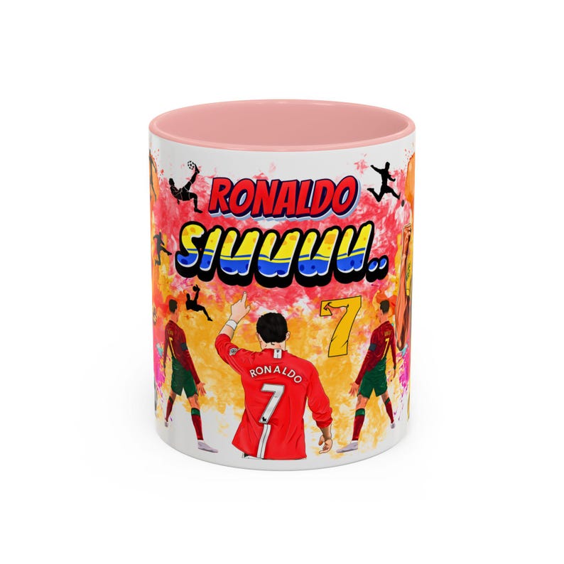 Cristiano Ronaldo Fans Coffee Mug, Soccer Lover Gift Cup, Football ...