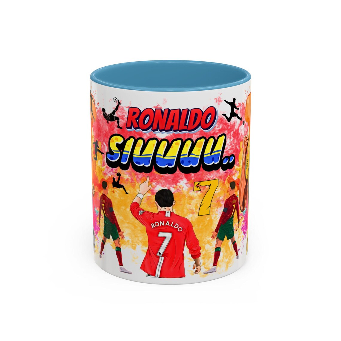 Cristiano Ronaldo Fans Coffee Mug, Soccer Lover Gift Cup, Football ...