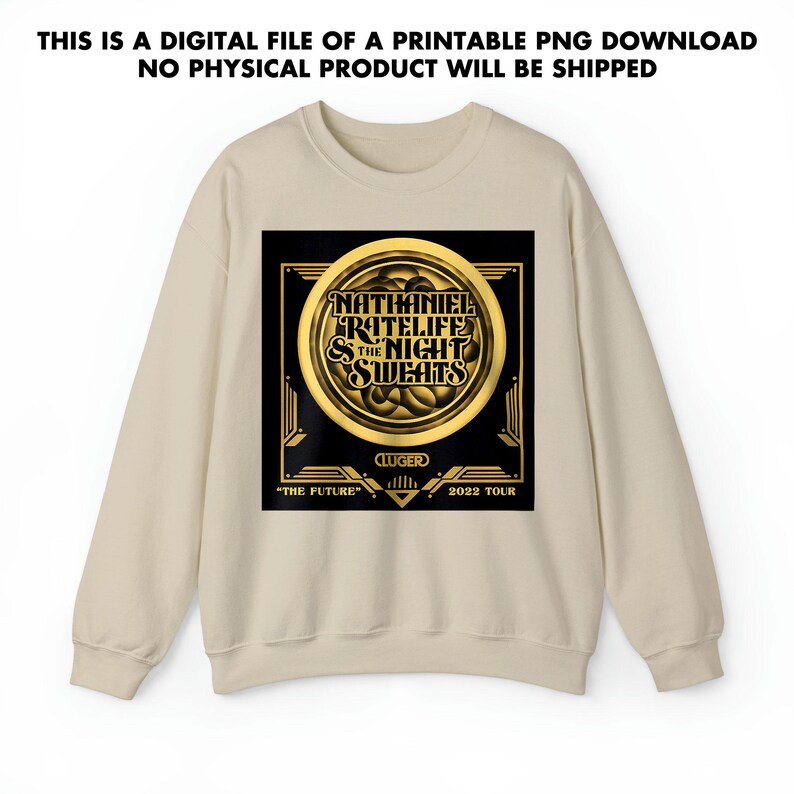 Nathaniel Tour Rateliff PNG Digital File - Etsy