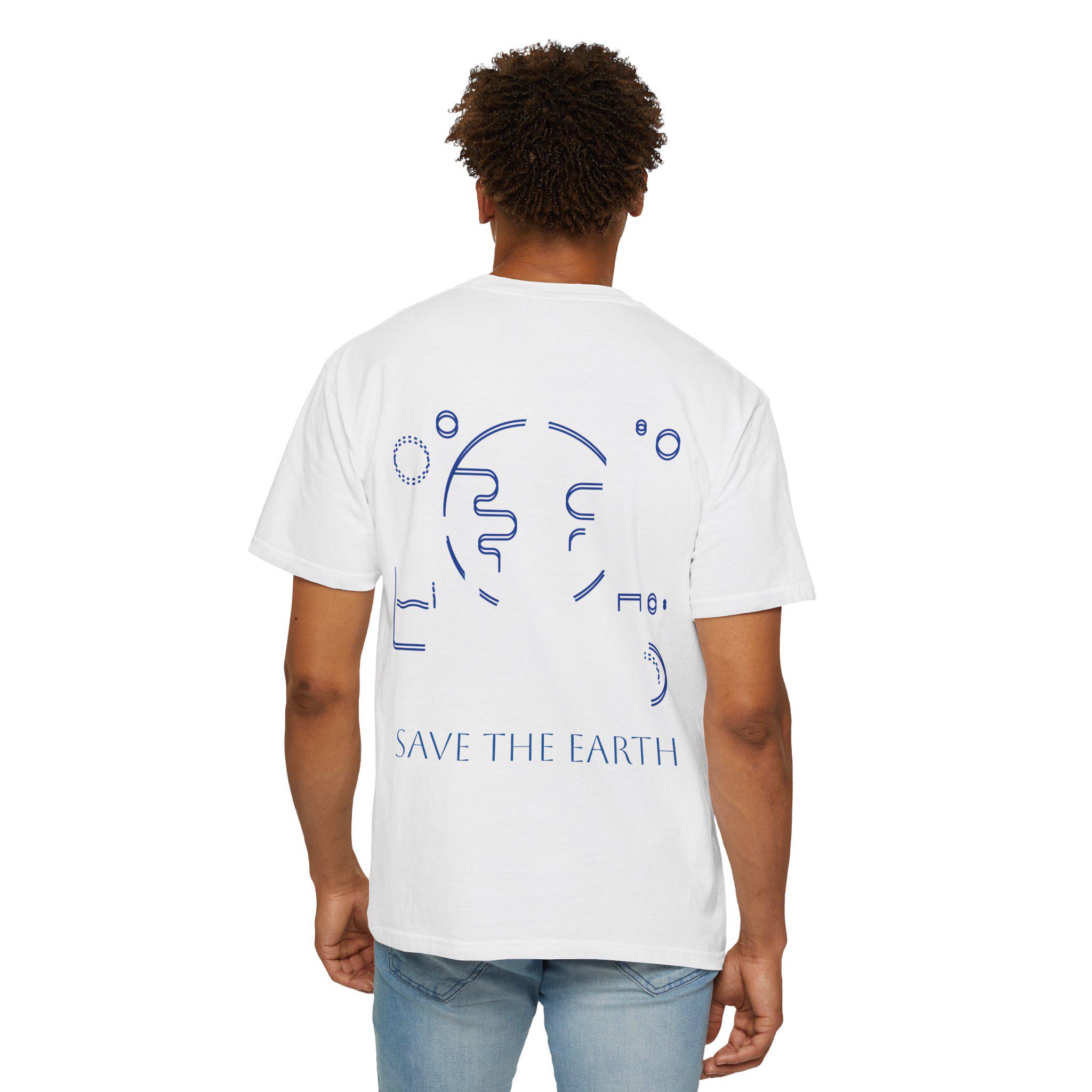 Eco-friendly T-shirt - Save the Earth Design, Sustainability Apparel ...
