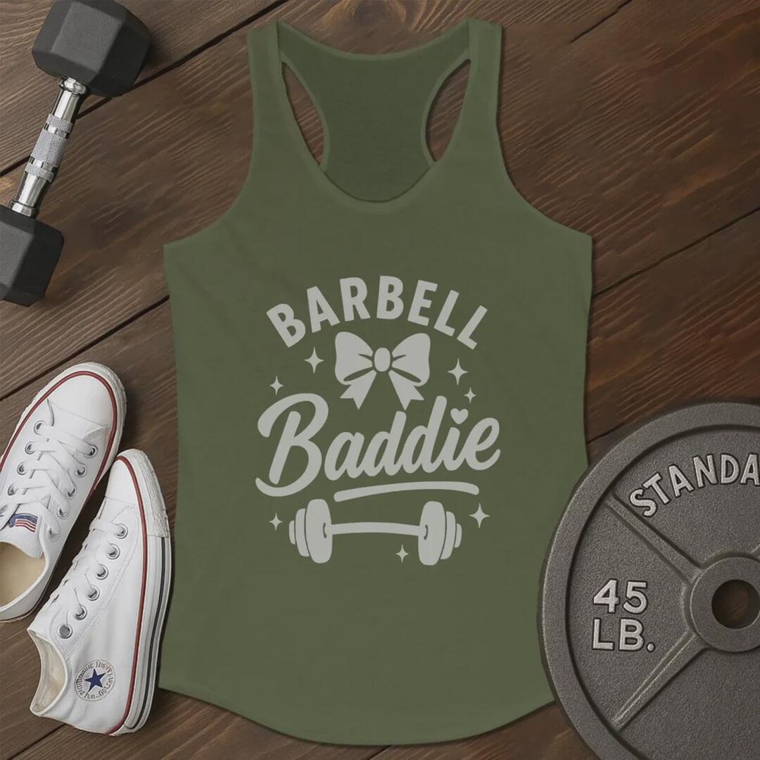 Barbell Baddie Tank - Etsy
