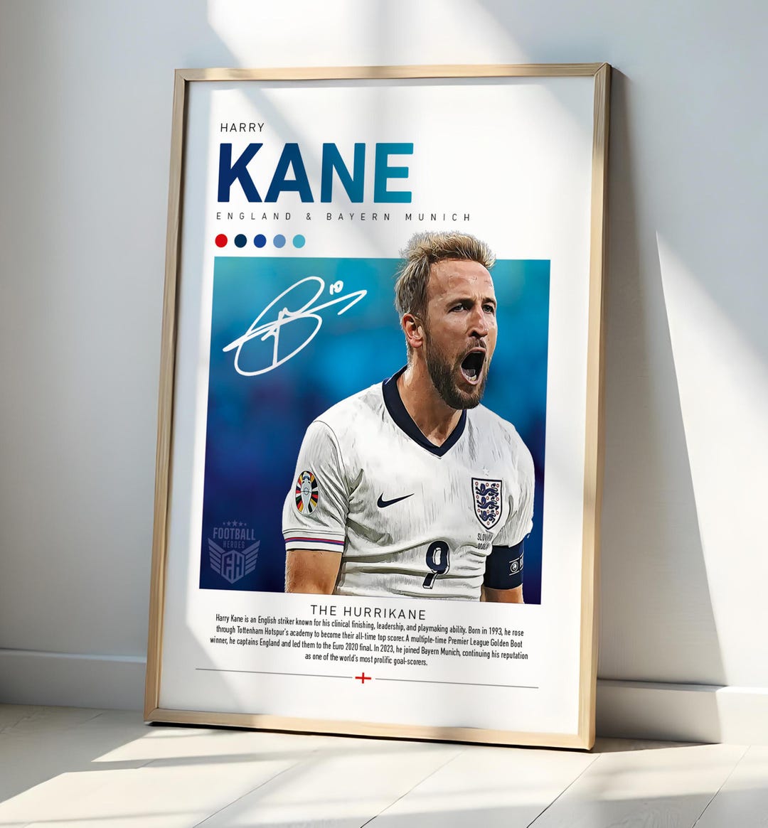 Harry Kane Poster - Etsy