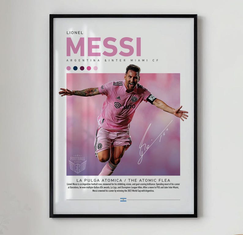 Lionel Messi, Inter Miami Digital Download - Etsy