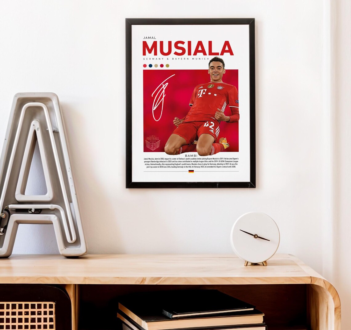 Jamal Musiala Wall Print - Etsy