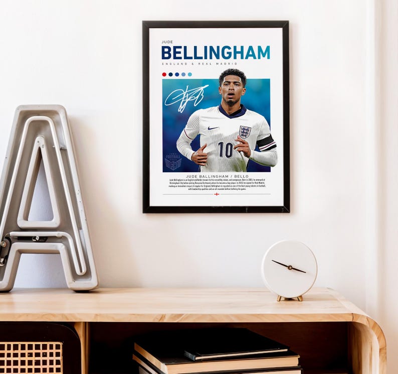 Jude Bellingham Digital Download Print - Etsy