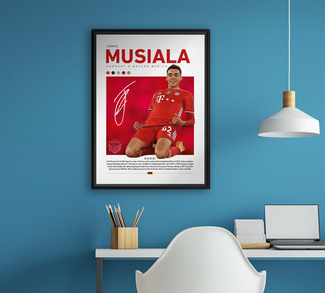 Jamal Musiala Wall Print - Etsy