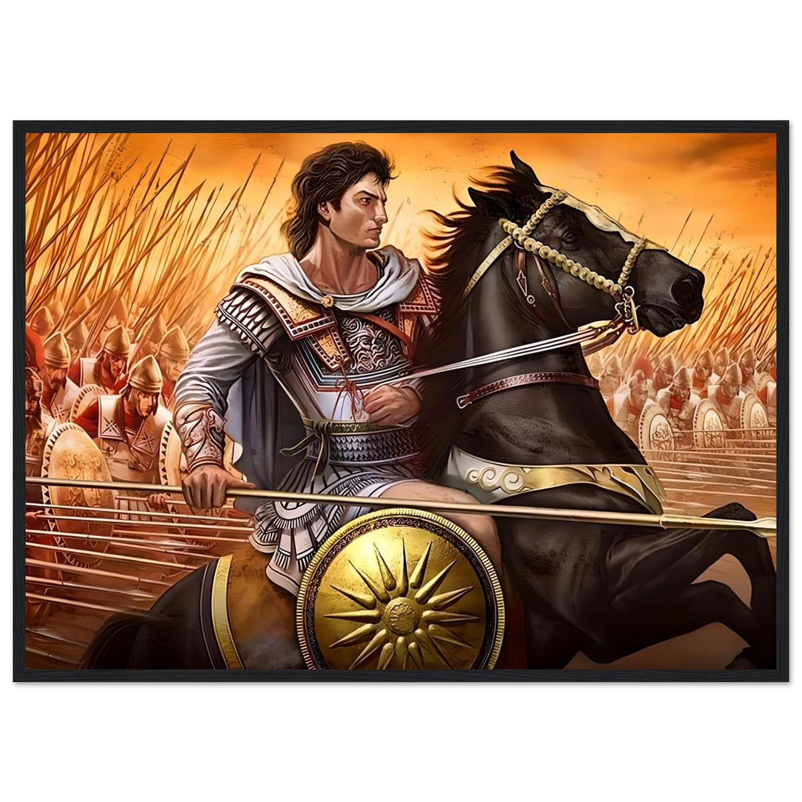 Alexander the Great Poster, Historic Military Leader Wall Art, Ancient ...