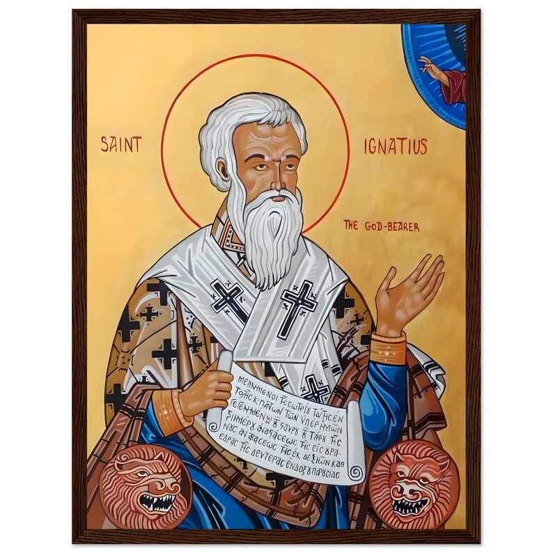 St Ignatius of Antioch Icon Poster - Etsy
