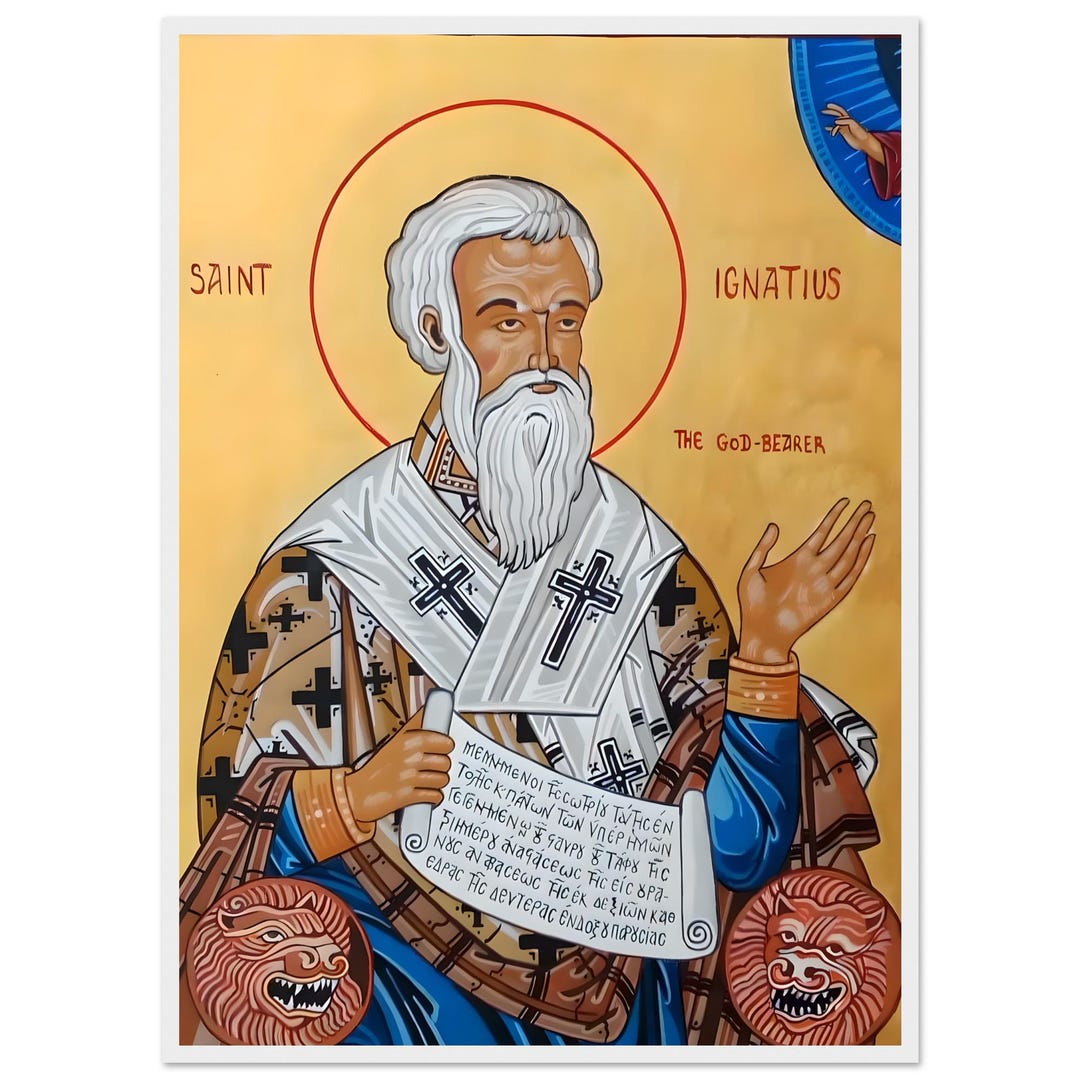 St Ignatius of Antioch Icon Poster - Etsy