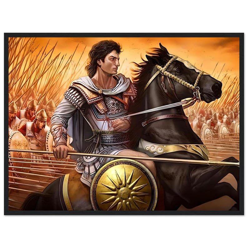 Alexander the Great Poster, Historic Military Leader Wall Art, Ancient ...