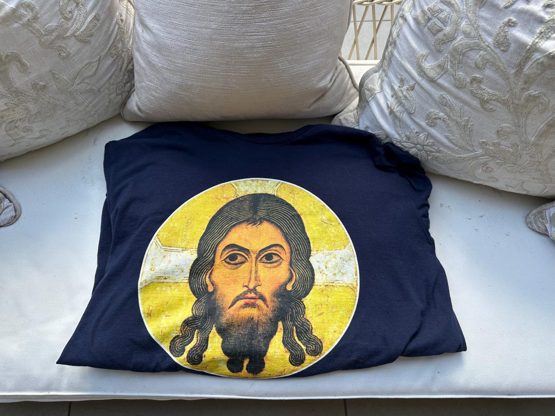 Orthodox Christian Jesus Icon Shirt, Eastern Orthodox Icon T-shirt ...