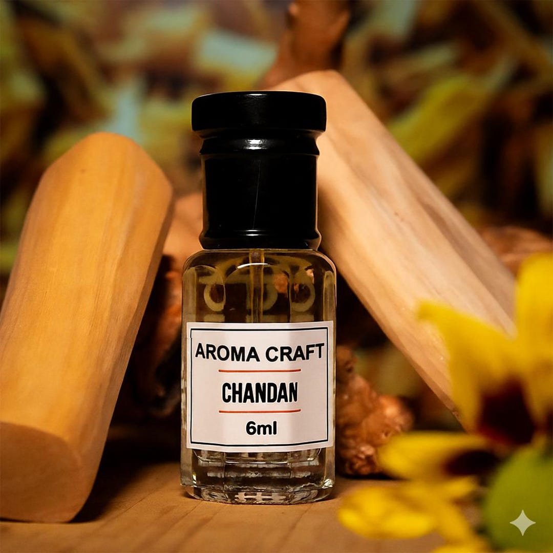 Chandan Attar | Pure Sandalwood Perfume Oil | Alcohol-free | Natural ...