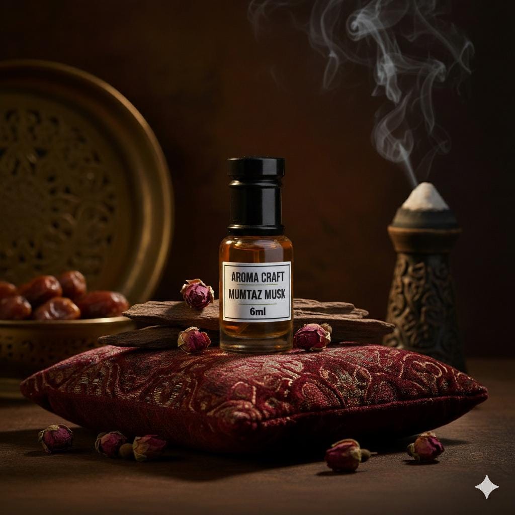 Mumtaz Musk Attar | Natural Alcohol Free Perfume Oil | Long Lasting ...