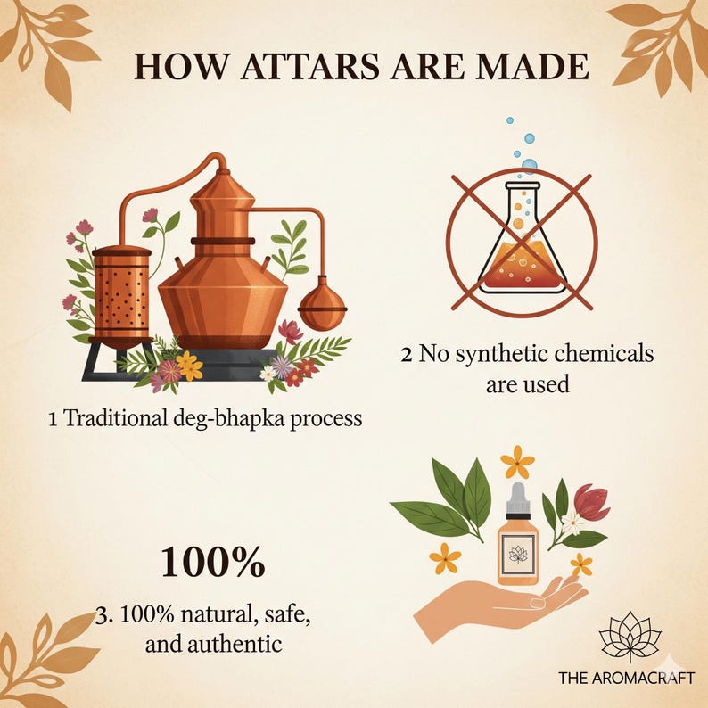 Lotus Attar | Natural Floral Perfume Oil | Refreshing Alcohol Free ...
