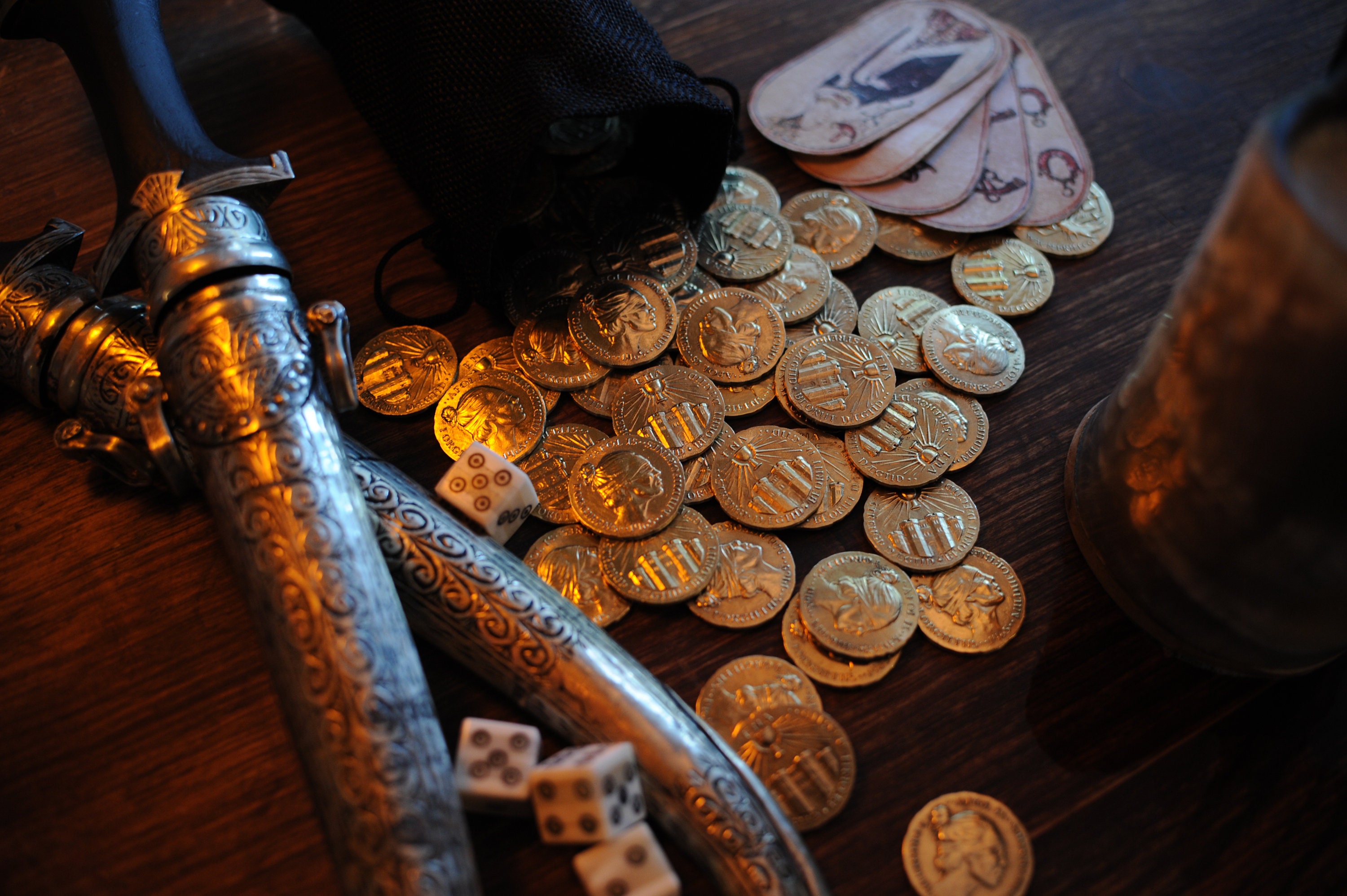 LOOT Chest Solid Iron and Brass Metal Dnd Coins and RPG - Etsy