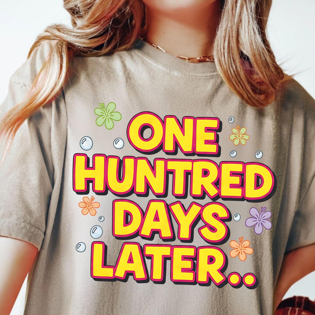One Hundred Days Later PNG, Funny 100 Days of School Design, Funny ...