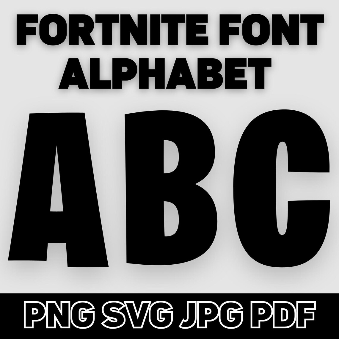 Gamer Font SVG Bundle | Video Game Letters & Numbers | Battle Royale ...