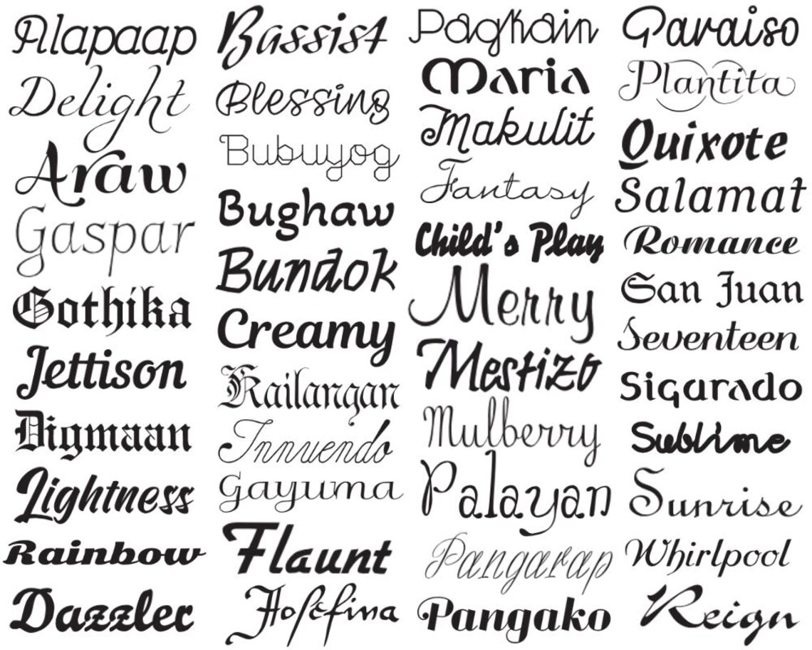 50 Script SVG Fonts Bundle, Font Bundle Svg Heart Font, Canva Font ...