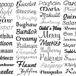 50 Script SVG Fonts Bundle, Font Bundle Svg Heart Font, Canva Font ...