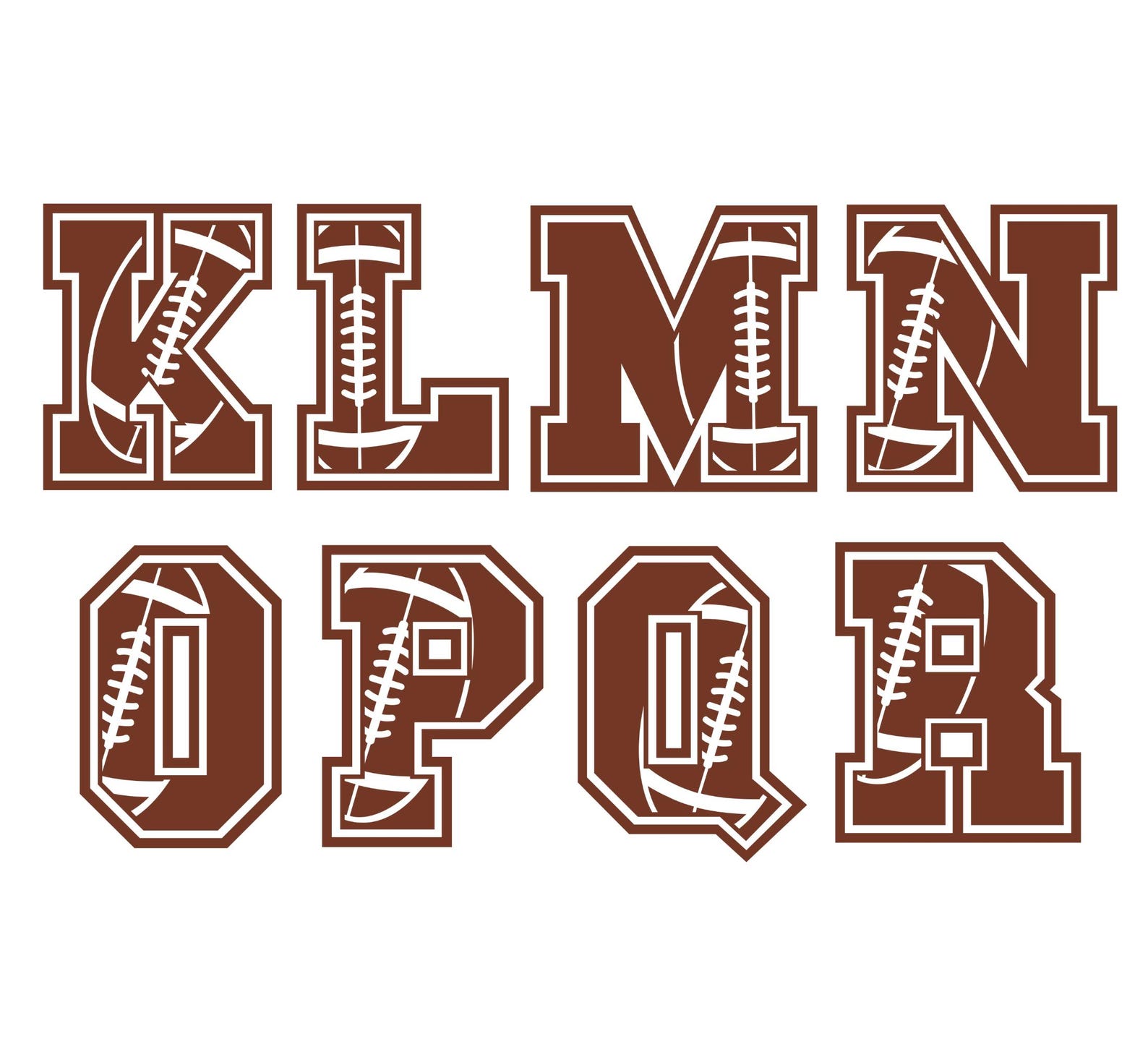 Varsity Font Svg: Football Letters & Numbers (PNG Digital Download - Etsy