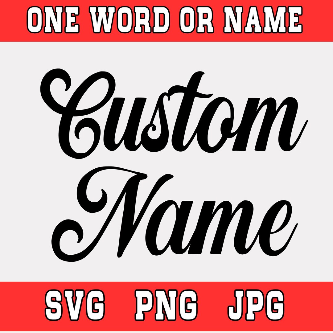 Custom Name SVG, Custom Name Calligraphy, Birthday Name Svg, Custom ...