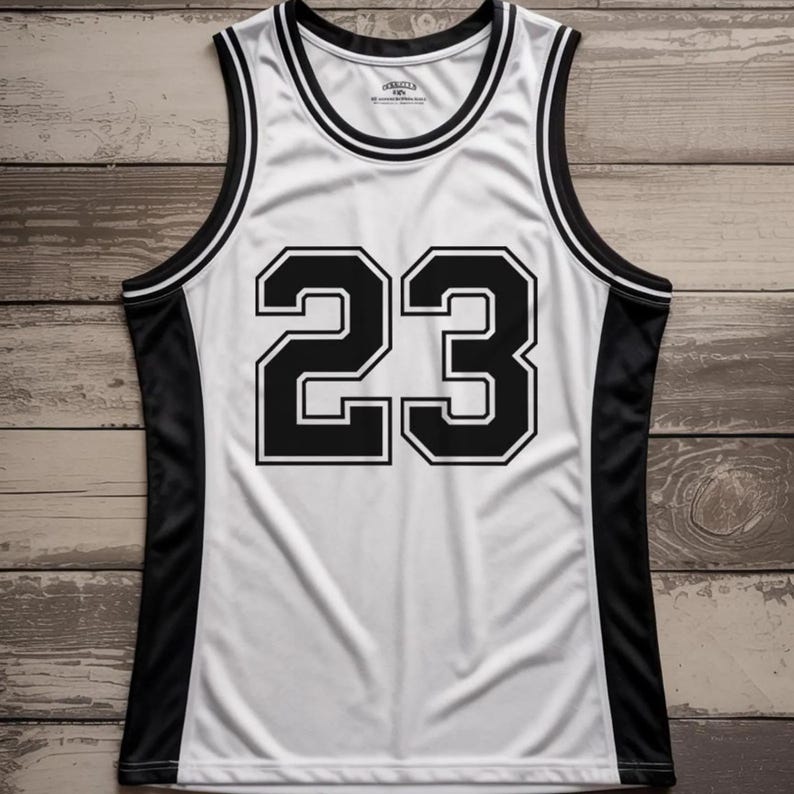 Varsity Font Numbers SVG: Black Bold Outline (digital Download) - Etsy