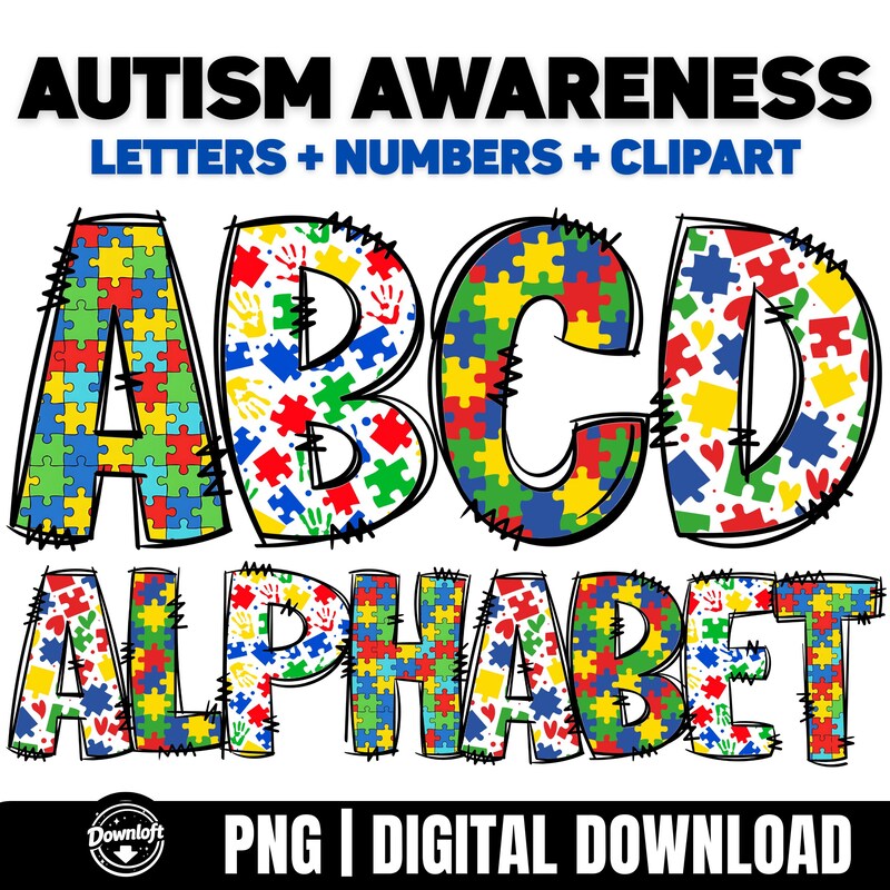 Numbers and Letters Puzzle - Etsy