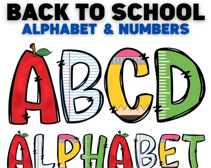 Pencil Doodle Letters Alphabet PNG | Hand Drawn Upper and Lower Case ...