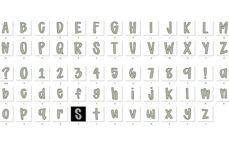 Fall Checker Alphabet Bundle PNG, Autumn Doodle Letters Clipart ...