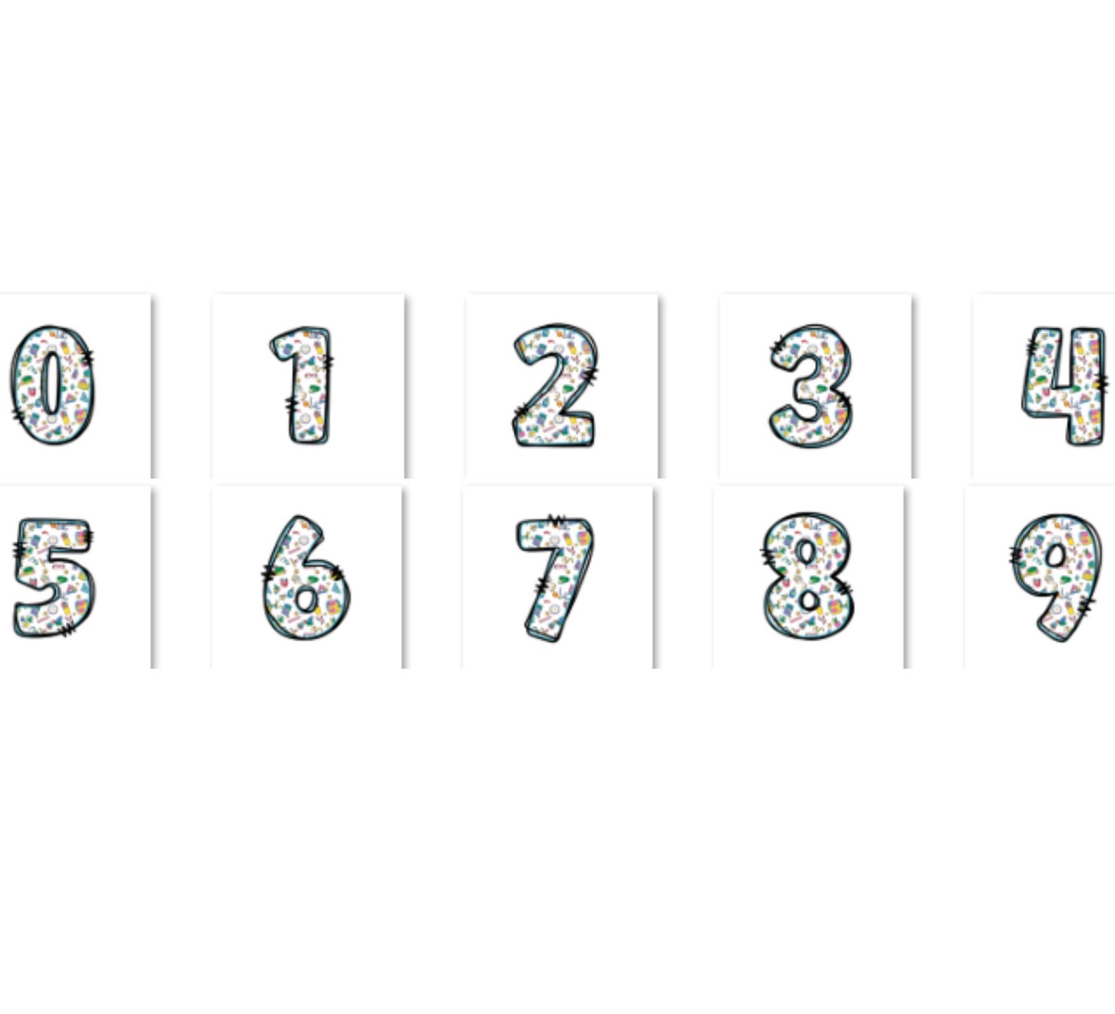 Back to School Doodle Alphabet Bundle (PNG Digital Download - Etsy