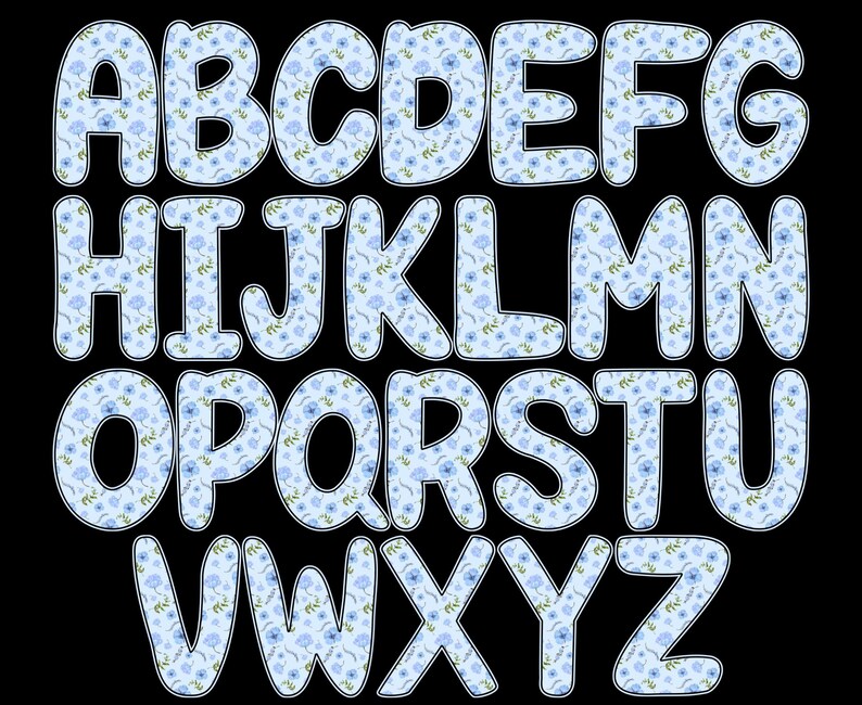 Preppy Coquette Alphabet Letters PNG, Cute Pastel Font Clipart With ...
