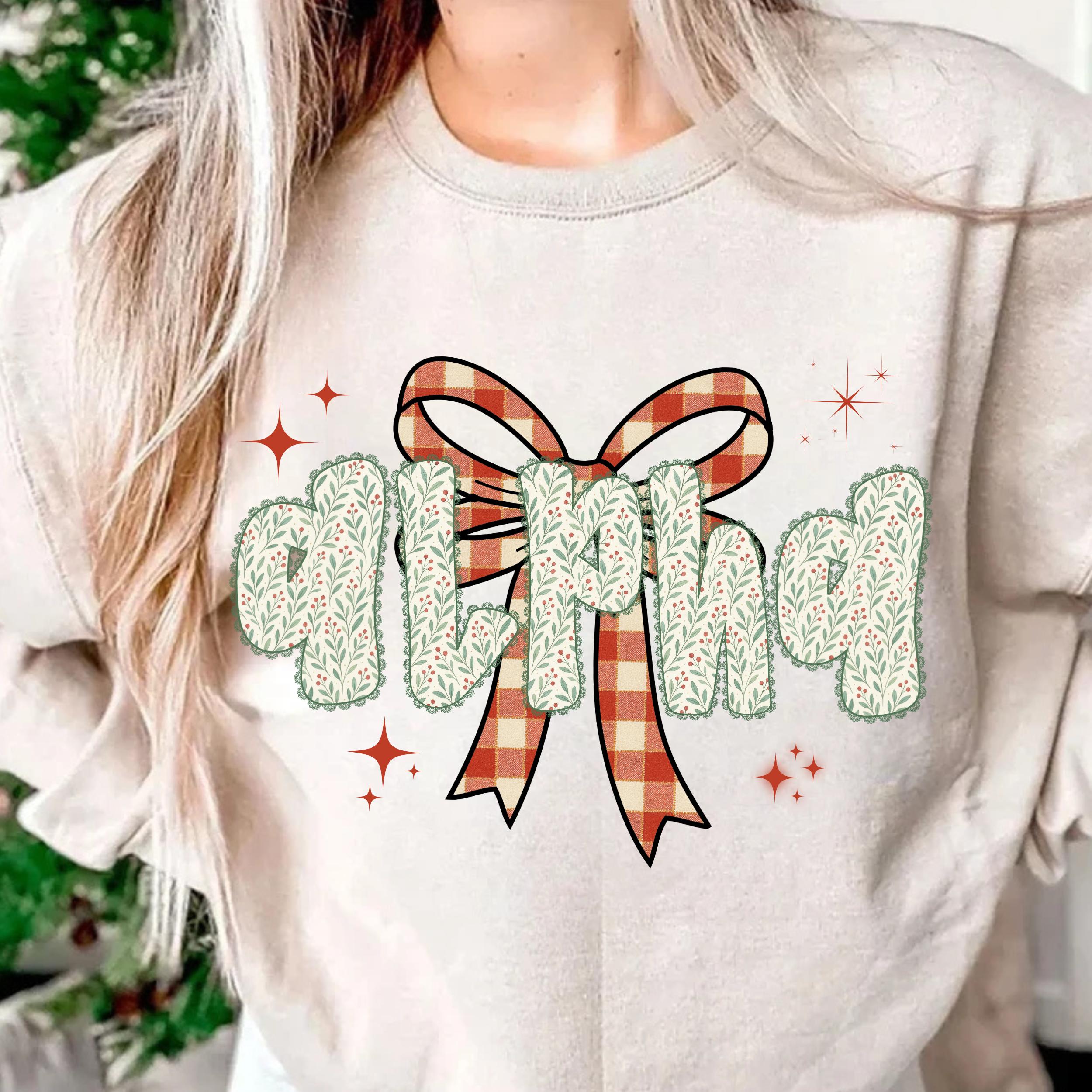 Coquette Christmas PNG Alphabet, Lace Letters & Numbers,gingham ...