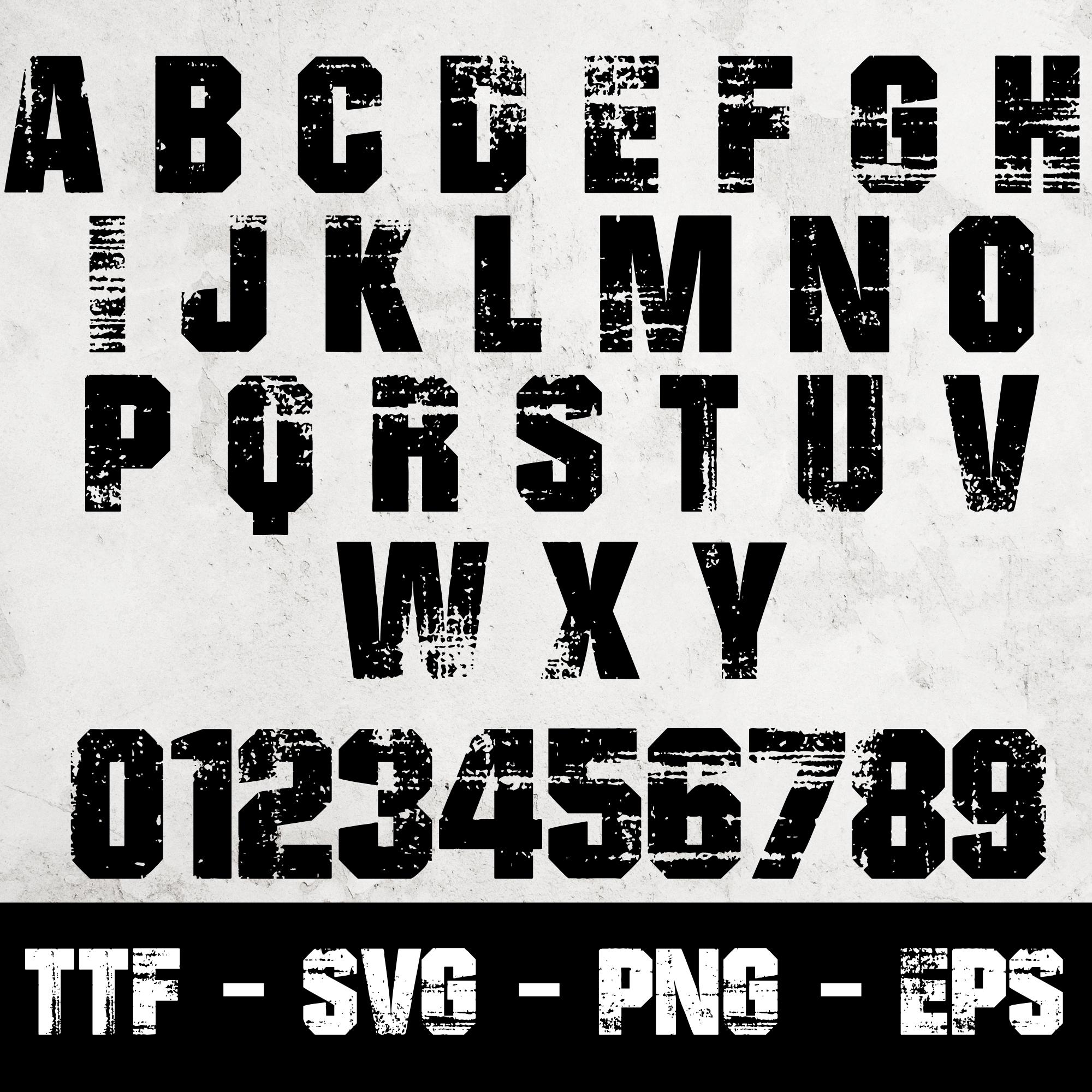 Distressed Font Svg – Distressed Svg – Grunge Svg – Alphabet Letters ...