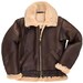 Men's B3 Bomber Shearling Leather Jacket: Tom Hardy Dunkirk Aviator ...