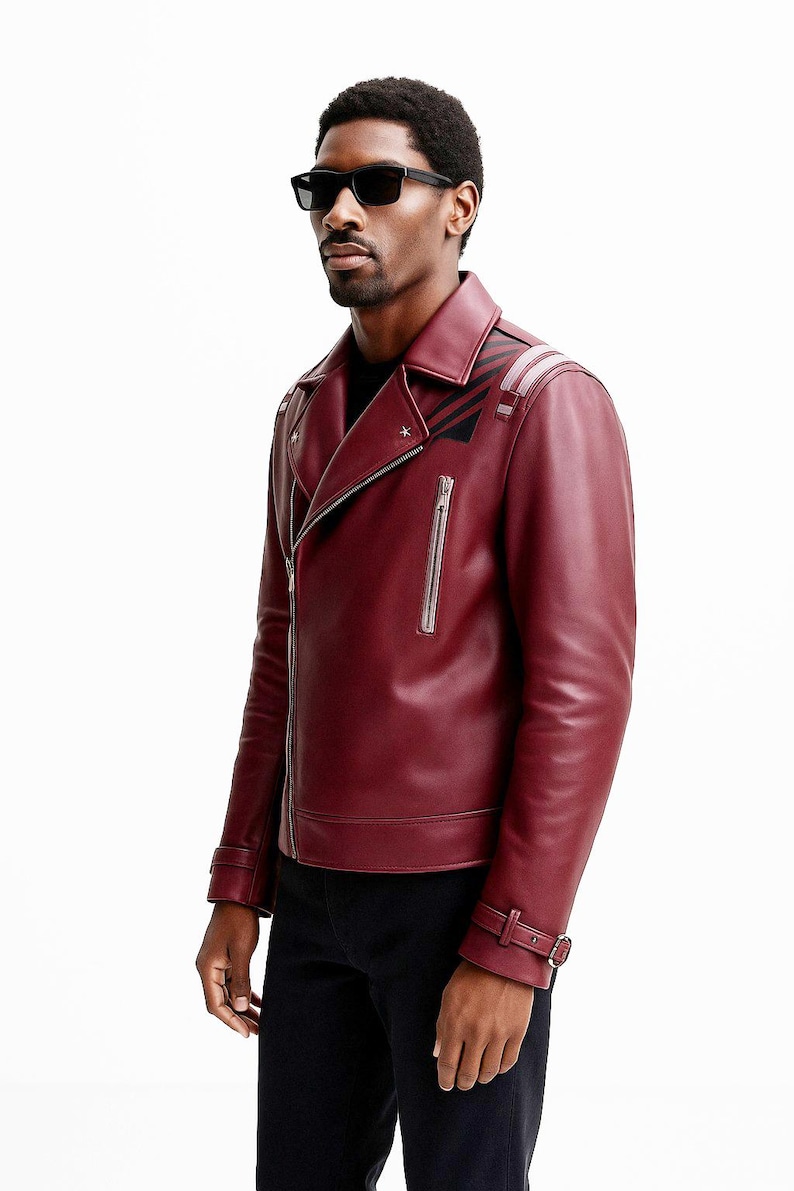 Travis Touchdown Leather Jacket: No More Heroes Cosplay Costume - Etsy