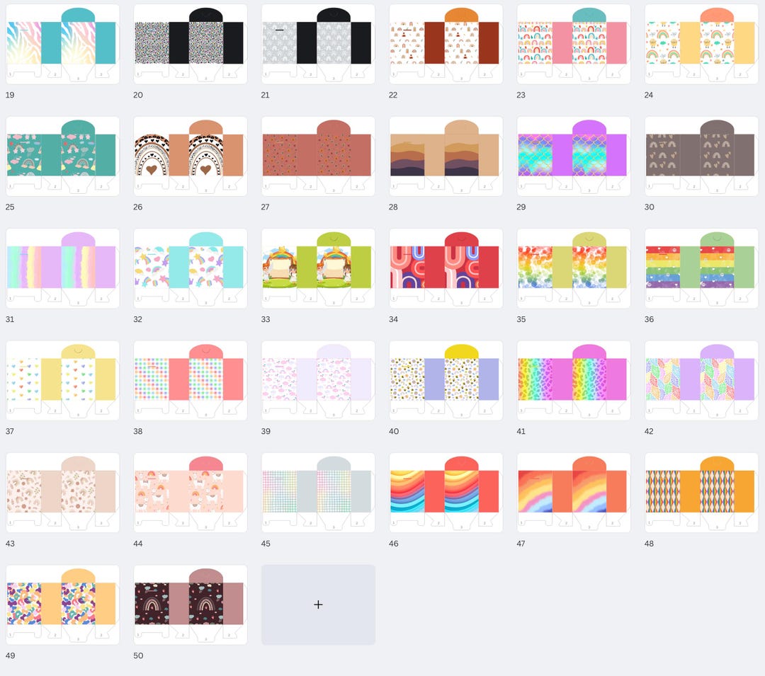 100 Mini Gift Bag Templates – Printable, Resizable & Perfect for Any ...