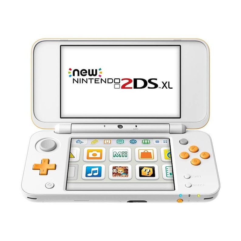 Nintendo - New 2DS XL Handheld Console Refurbished - White & Orange - Etsy