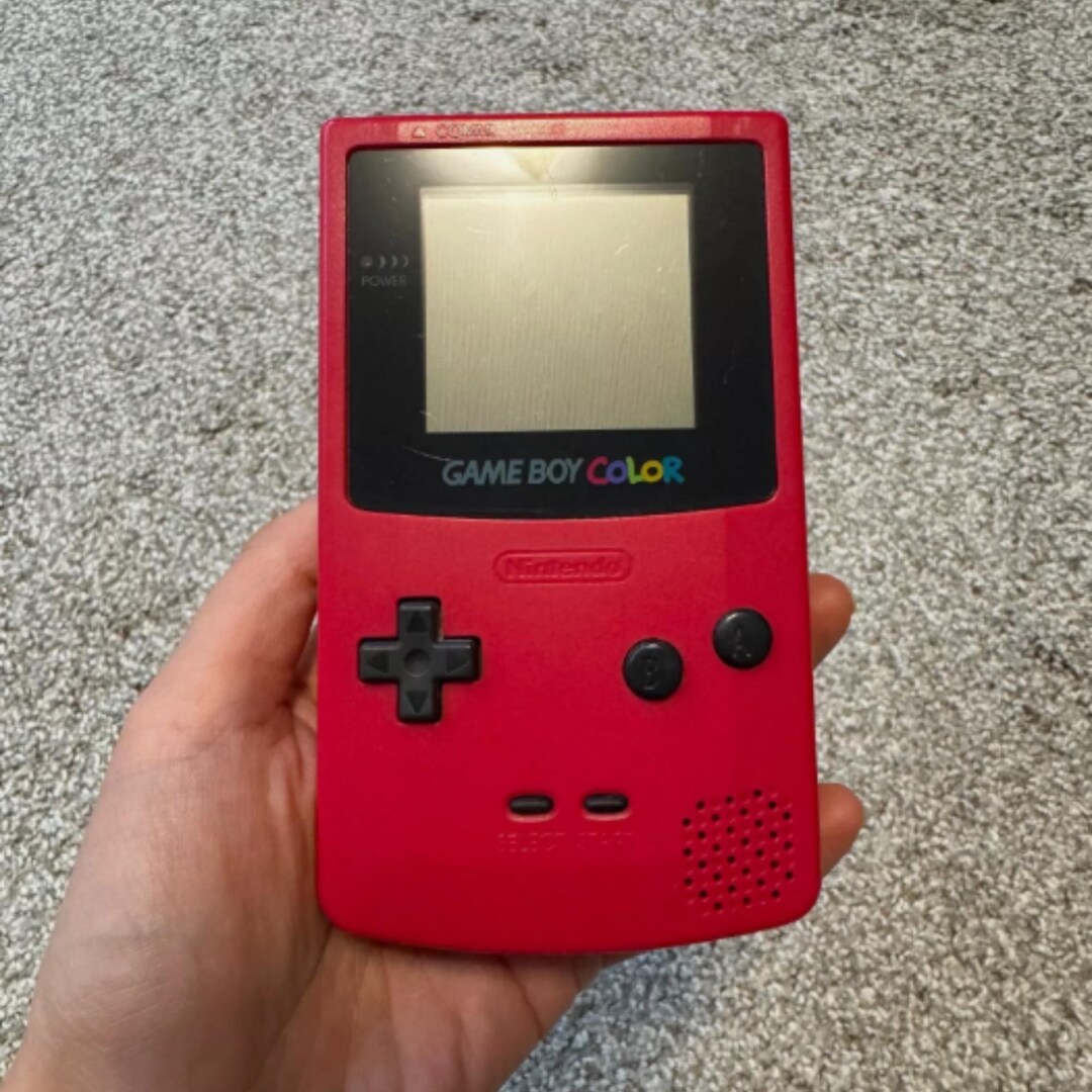 Gameboy Color Console Red - Etsy