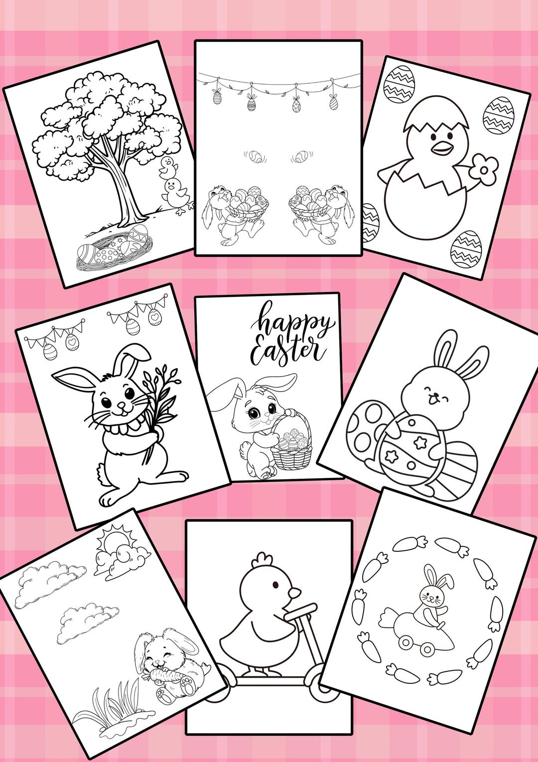40 Easter Coloring Pages | Printable Easter Activity for Kids & Adults ...