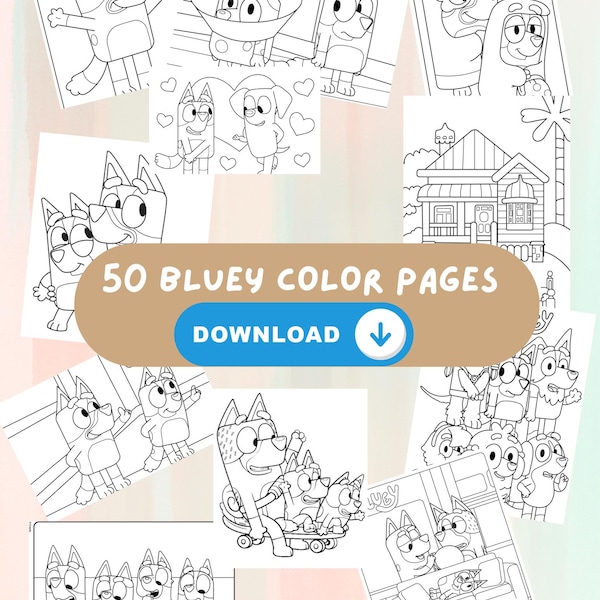 Dog Coloring Page - Etsy