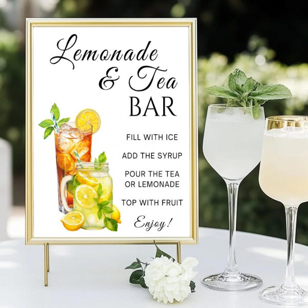 Tea Sign - Etsy