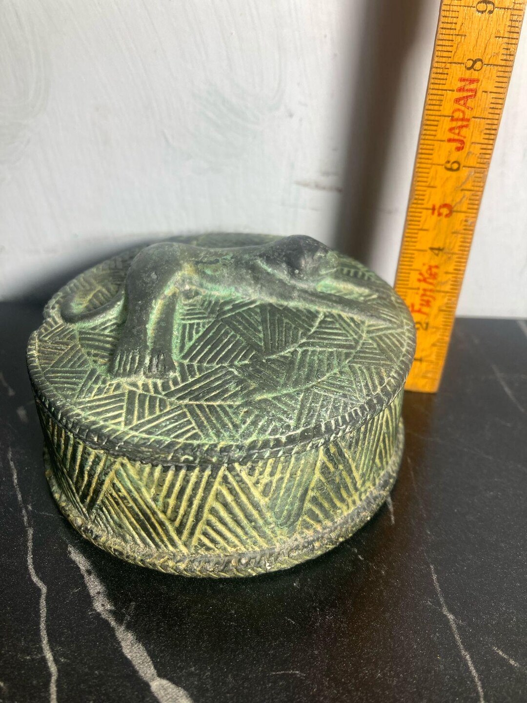 Minoan Pyxis With Resting Dog – Handmade Museum Replica – Ancient Greek ...