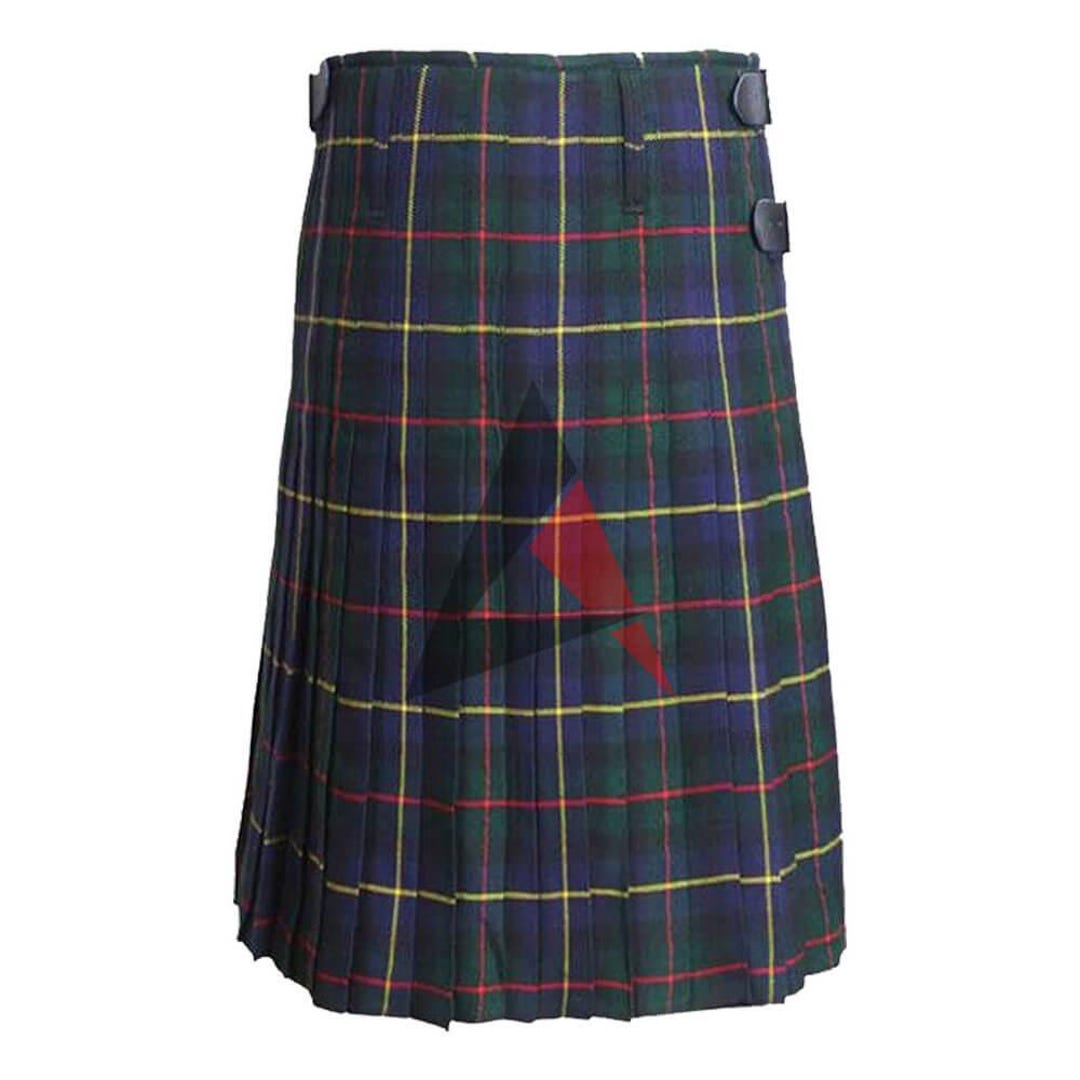 Men's Handmade Tartan Kilts Macleod of Harris Tartan 8 Yard Scottish Traditional Kilt Highland ...