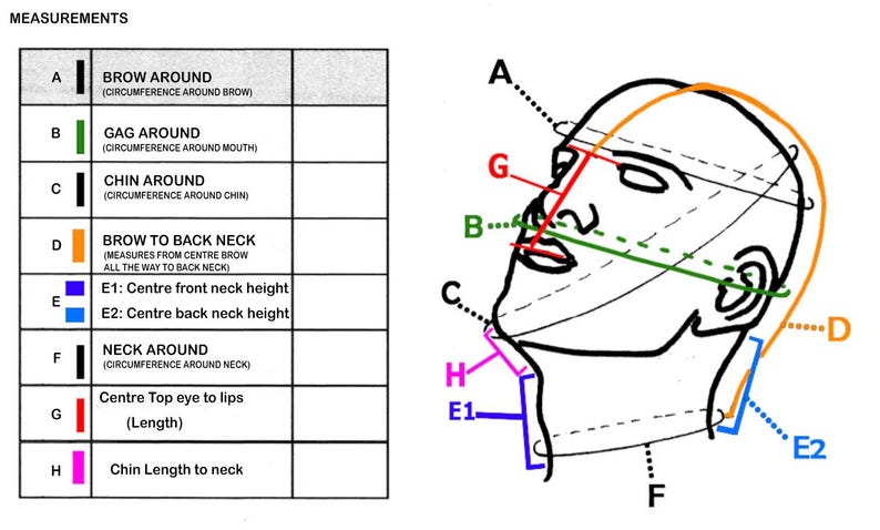 Real Leather Ponytail Mask With Adjustable Collar, Buckle, and Muzzle ...